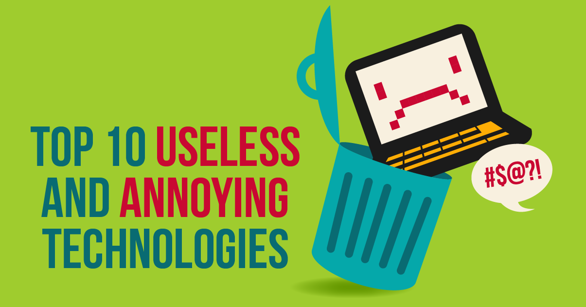 Top 10 Useless and Annoying Technologies | Weekly Report for July 7, 2023